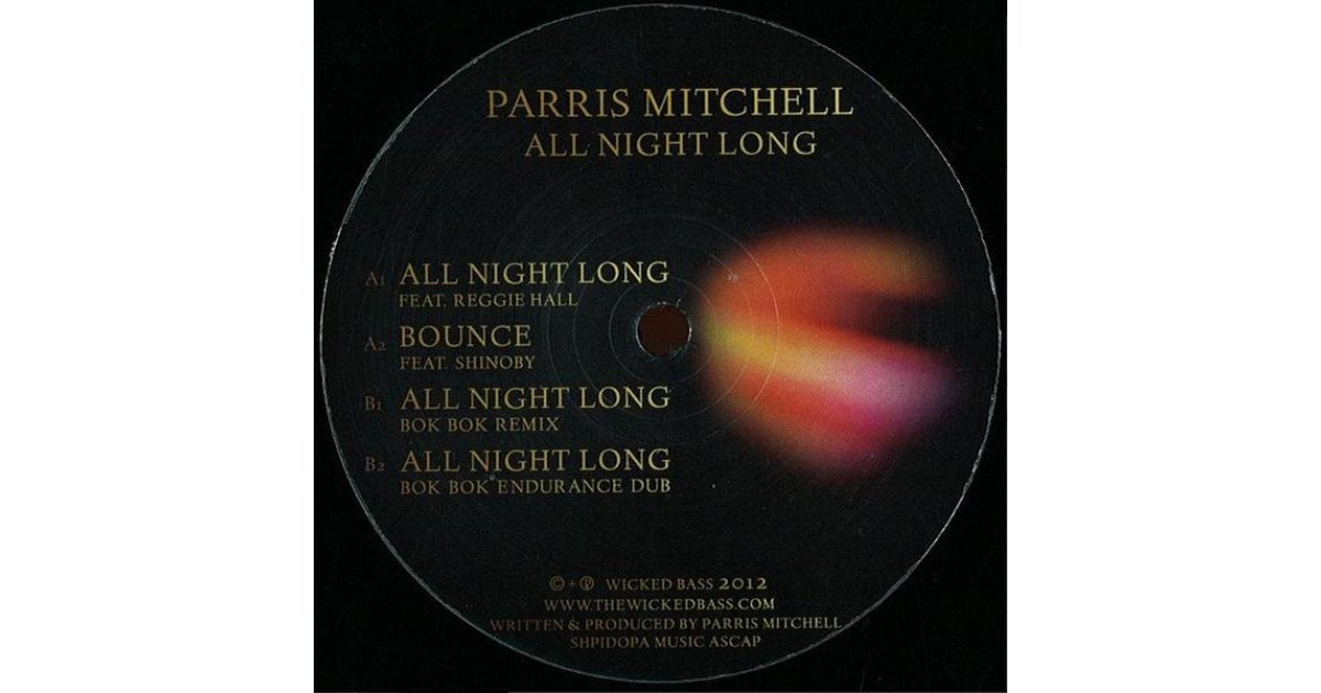 All Night Long, Parris Mitchell – 12" – Music Mania Records – Ghent
