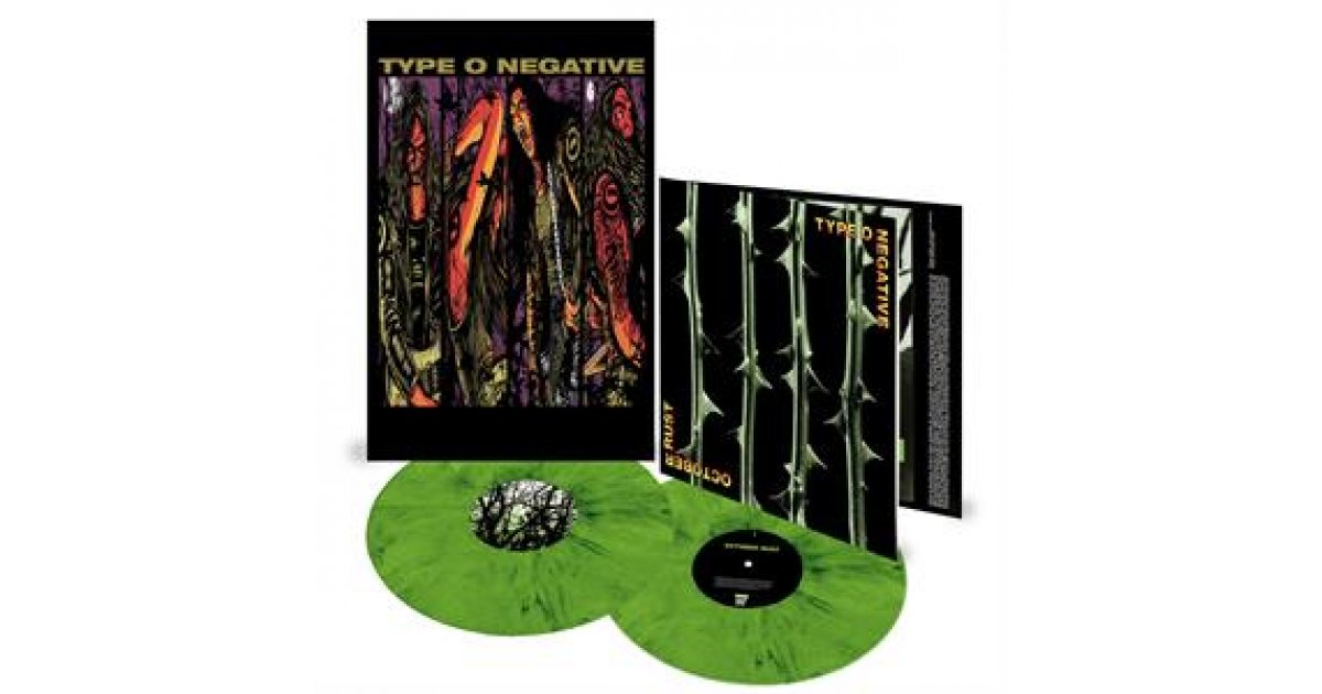 October Rust - 25th Anniversary - Green & Black mixed vinyl, Type O ...