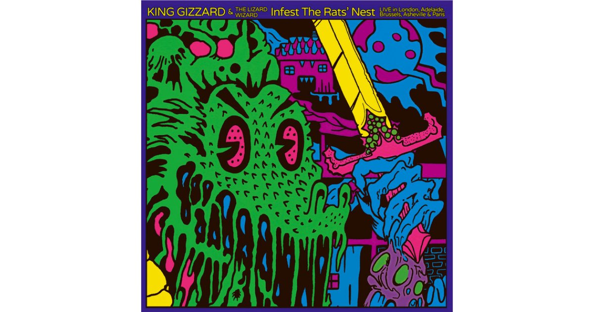 Infest The Rats' Nest Live - Limited Neon Green vinyl, King Gizzard And ...