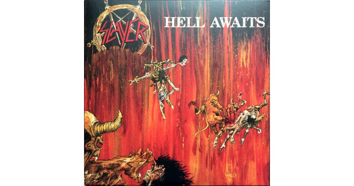 Hell Awaits - Orange & Red Splatter vinyl, Slayer – LP – Music Mania ...