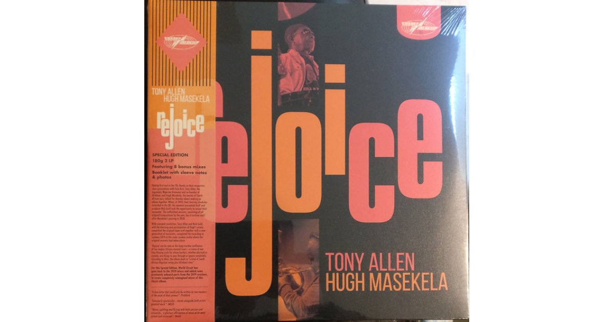 Rejoice (Special Edition), Tony Allen – 2 x LP – Music Mania Records ...