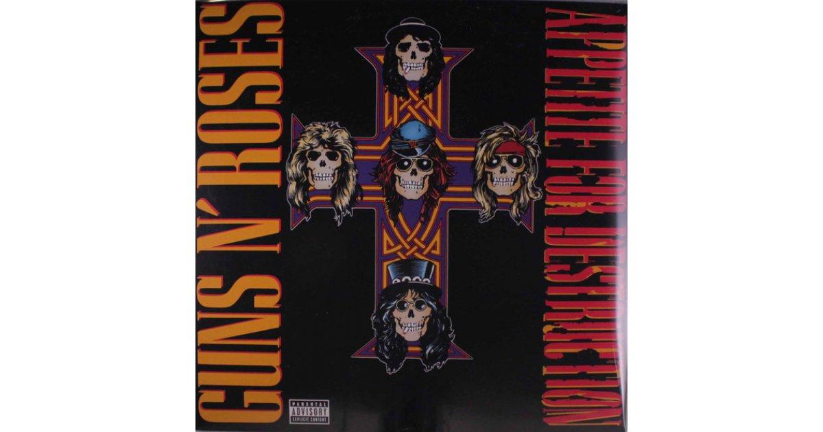 Appetite For Destruction, Guns N' Roses – LP – Music Mania Records – Ghent