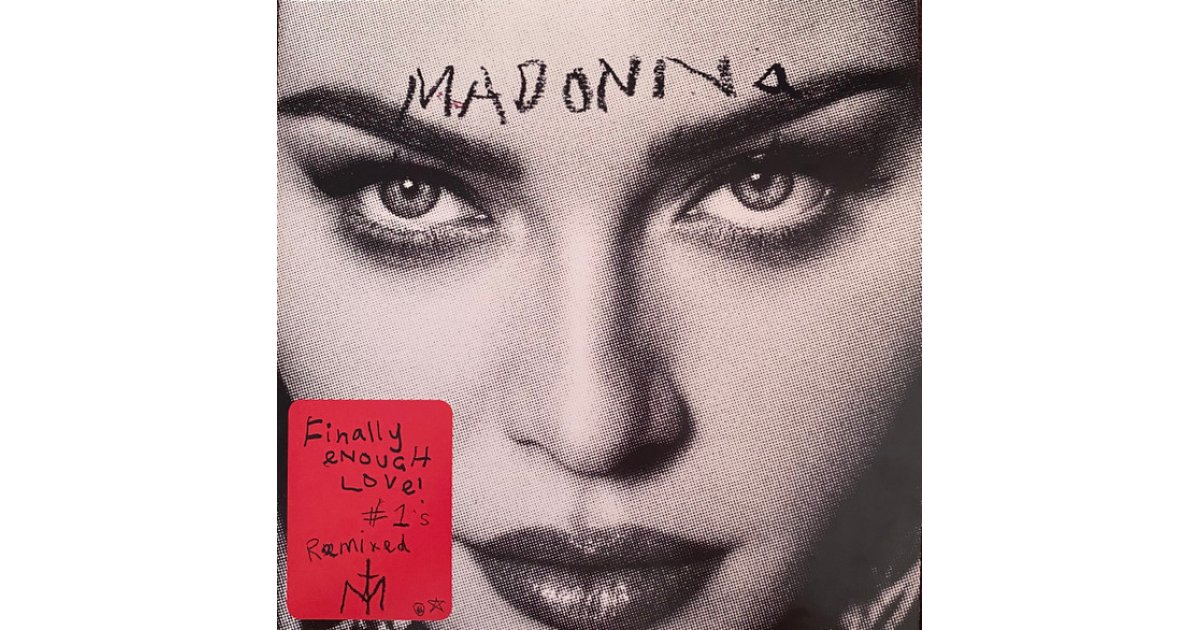 Finally Enough Love / #1's Remixed - Standard Black Vinyl, Madonna – 2 ...