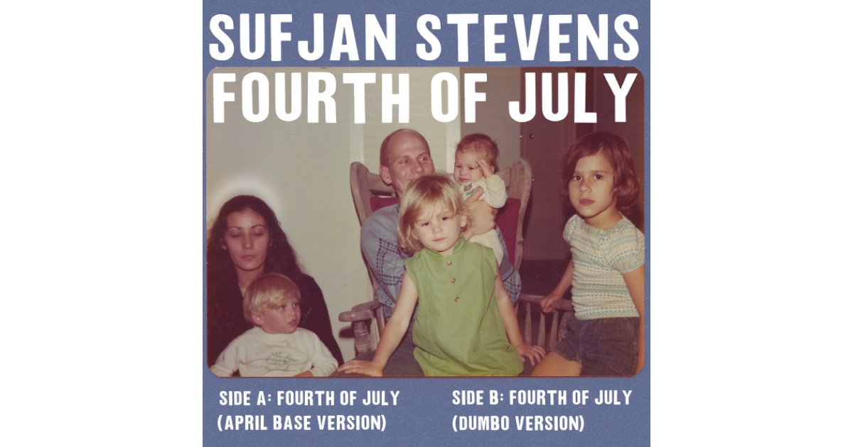 Fourth Of July - Opaque Red Vinyl, Sufjan Stevens – 7" – Music Mania ...