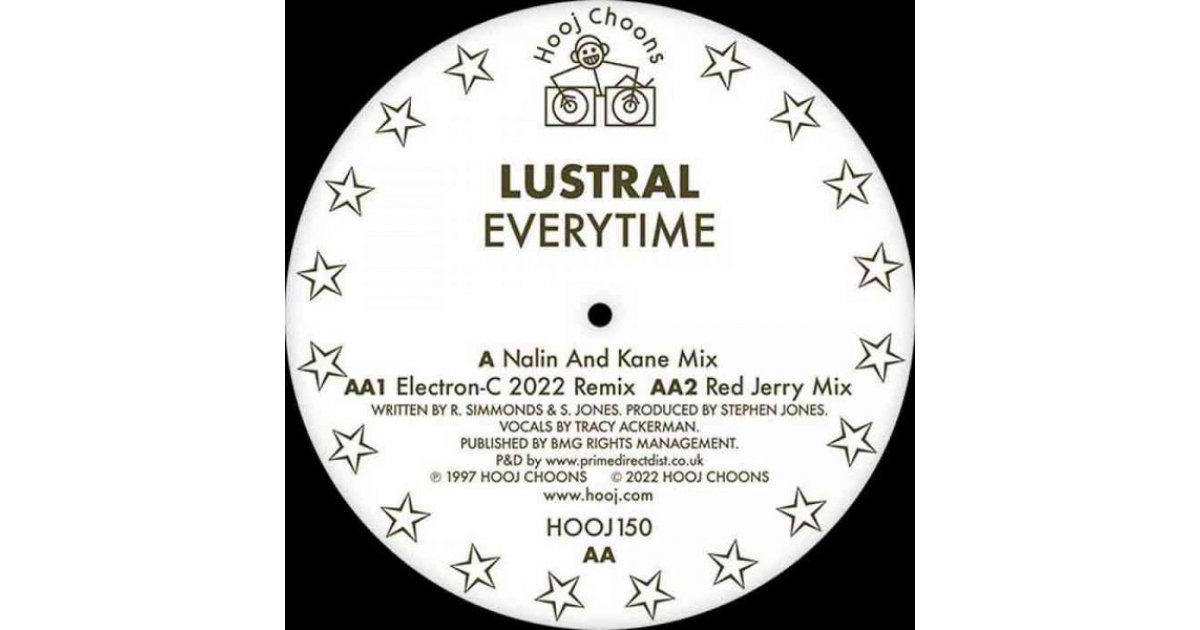 Everytime, Lustral – 12" – Music Mania Records – Ghent