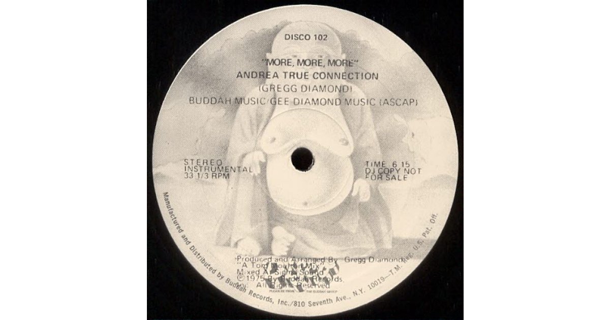 More, More, More, Andrea True Connection – 12" – Music Mania Records ...