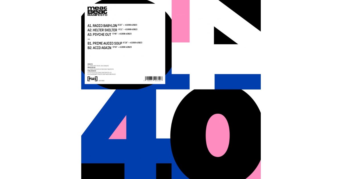 Meat Beat Manifesto - [PIAS] 40, Meat Beat Manifesto – EP – Music Mania ...