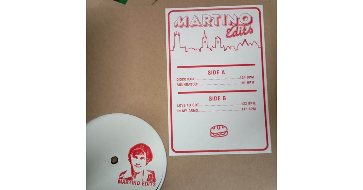 Martino Edits, Various – 12" – Music Mania Records – Ghent
