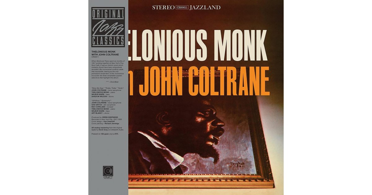 Thelonious Monk With John Coltrane - Original Jazz Classics Remasters ... Thelonious Monk With John Coltrane - Original Jazz Classics Remasters ...