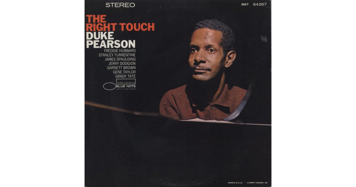 The Right Touch - Tone Poet Series, Duke Pearson – LP – Music Mania ...