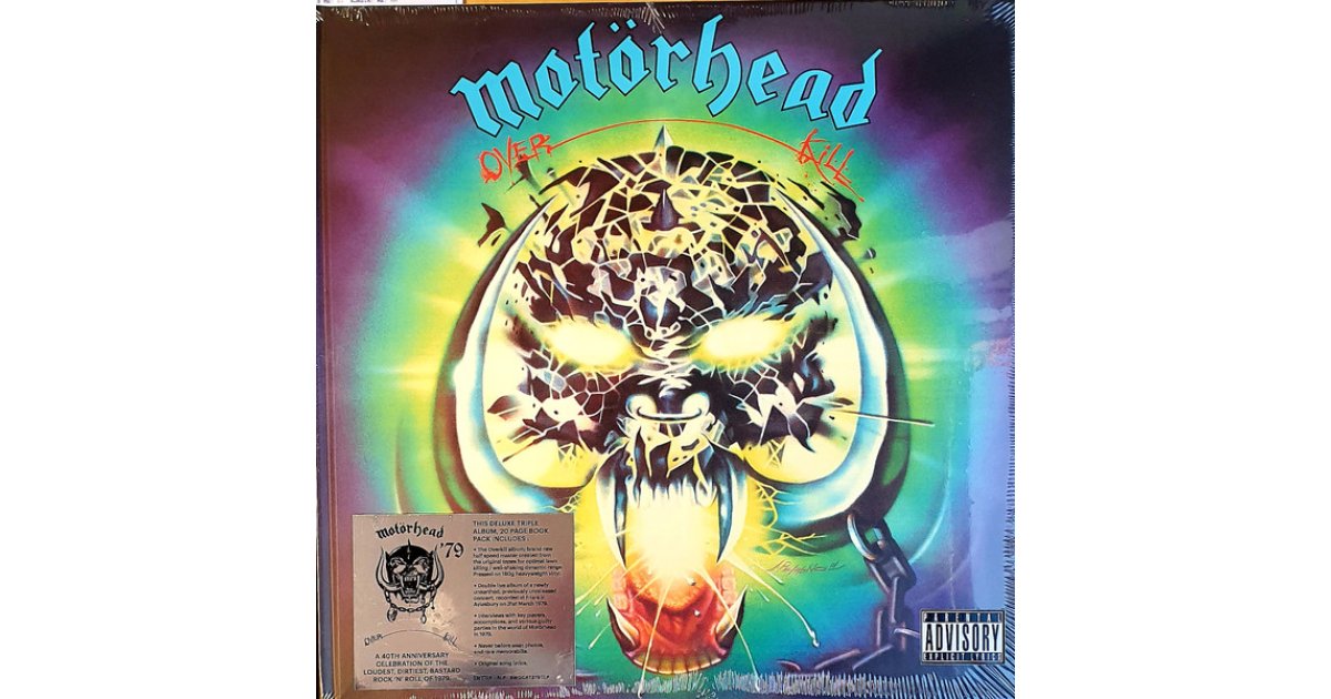 Overkill, Motörhead – 3 x LP, box set – Music Mania Records – Ghent