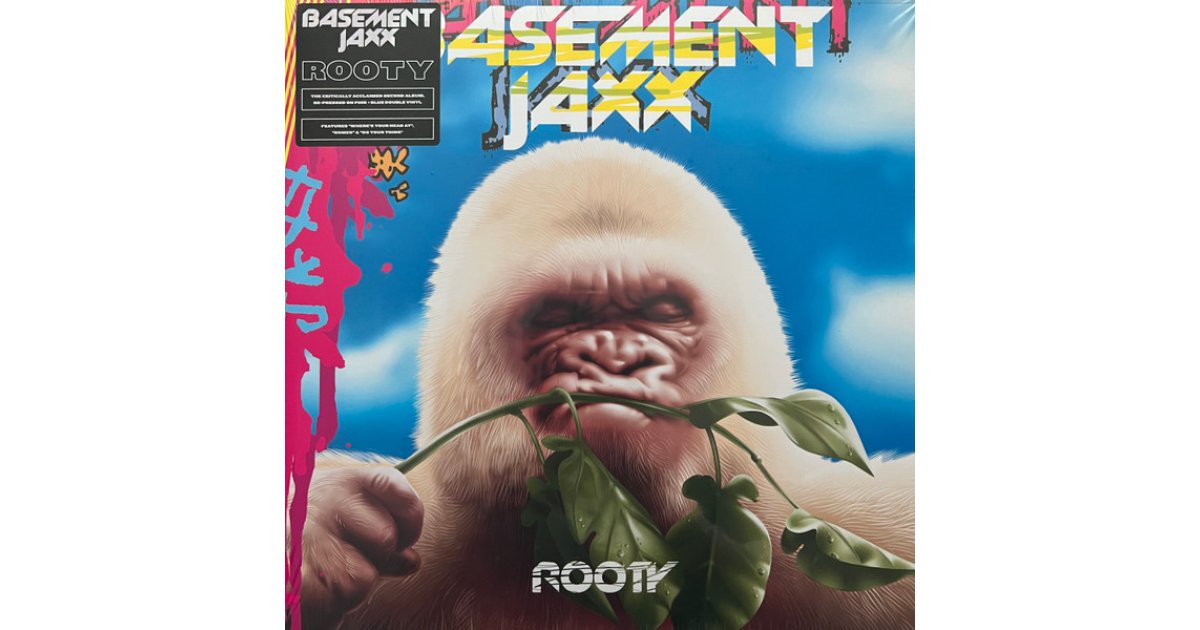 Rooty - Pink & blue Vinyl, Basement Jaxx – 2 x LP – Music Mania Records ...
