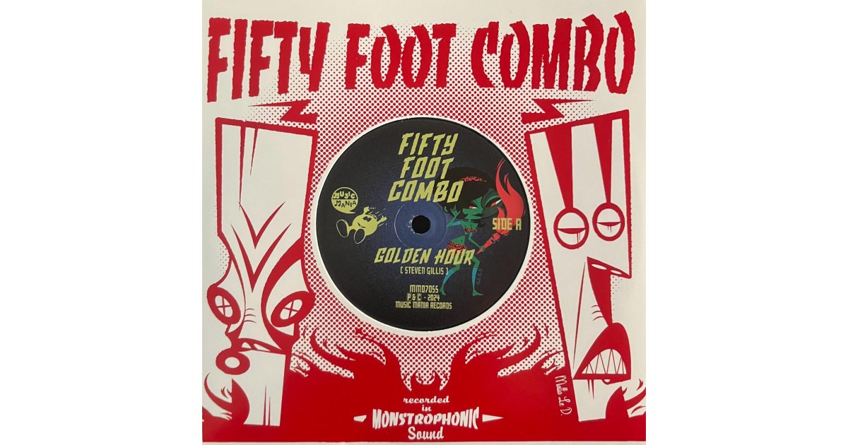 Golden Hour / Cosmic Suicide - Red Silkscreen Sleeve, Fifty Foot Combo ...