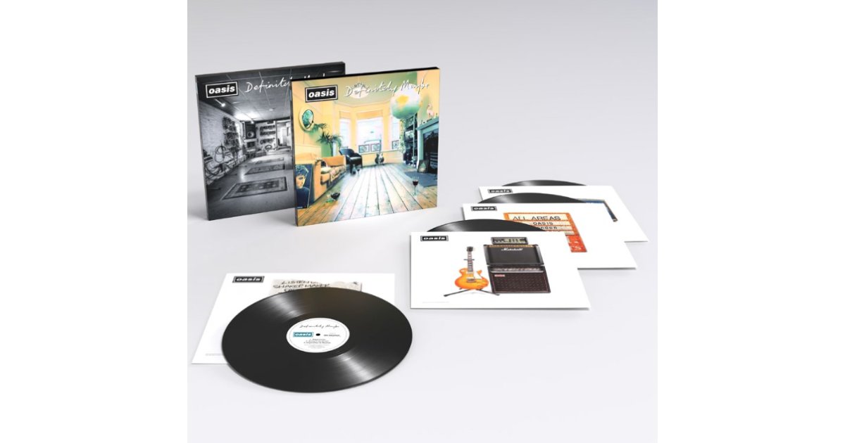 Definitely Maybe - 30th Anniversary 4LP Deluxe Edition , Oasis – 4 x LP ...