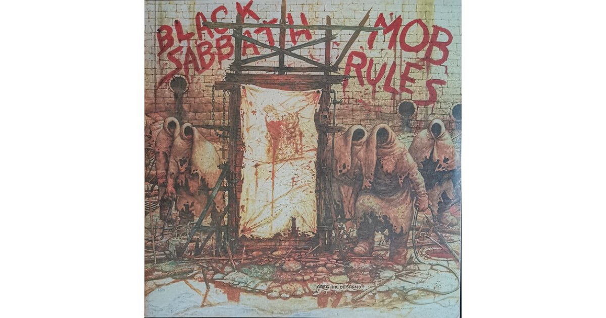 Mob Rules, Black Sabbath – 2 x LP – Music Mania Records – Ghent