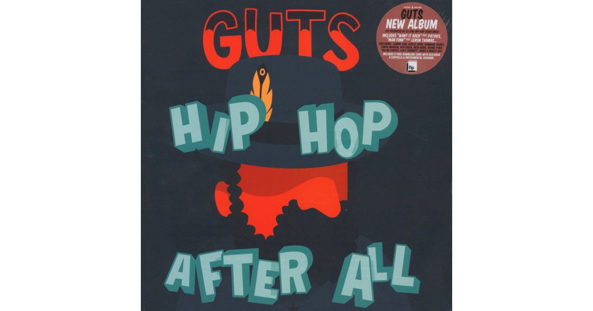 Hip Hop After All, Guts – 2 x LP – Music Mania Records – Ghent
