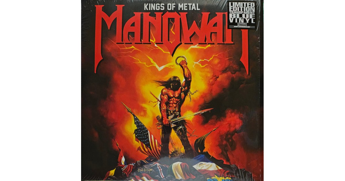 Kings Of Metal, Manowar – LP – Music Mania Records – Ghent