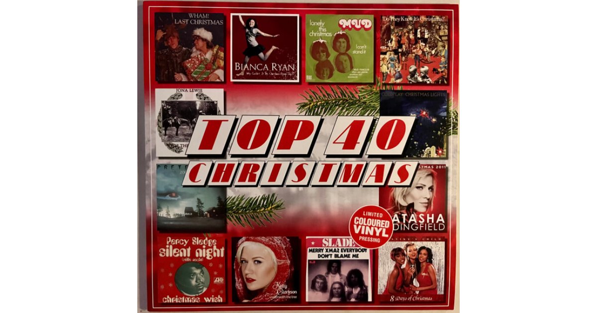 Top 40 Christmas, Various – LP – Music Mania Records – Ghent