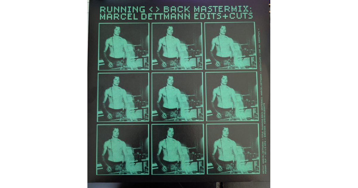 Running Back Mastermix: Marcel Dettmann Edits+Cuts, Marcel Dettmann – 3 ...