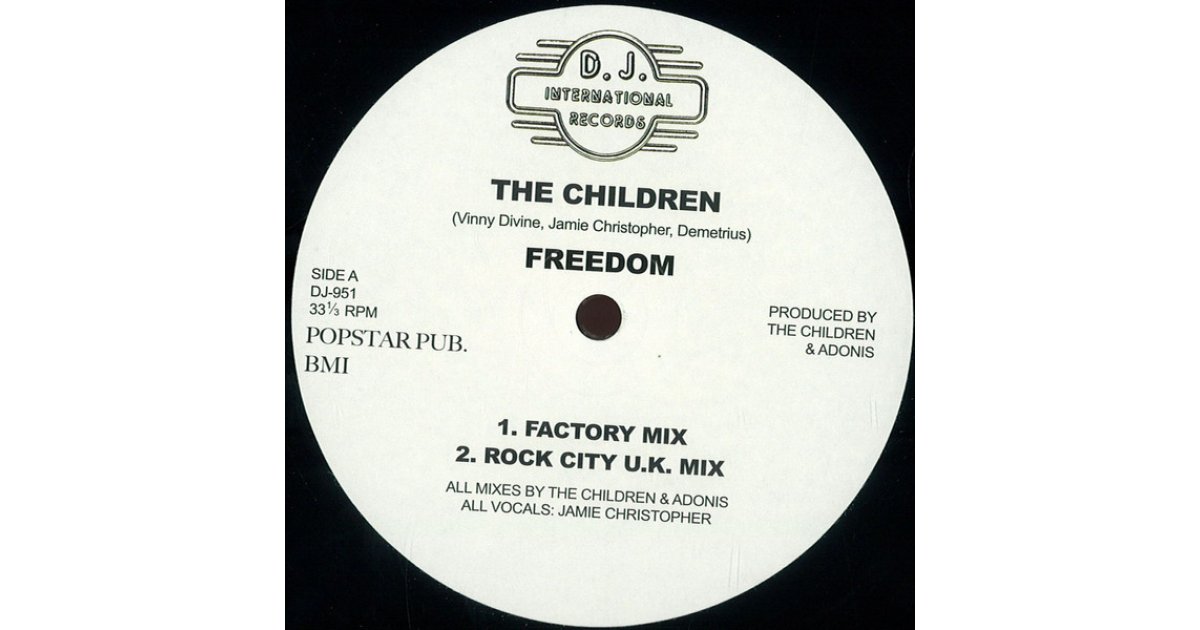 Freedom, The Children – 12" – Music Mania Records – Ghent
