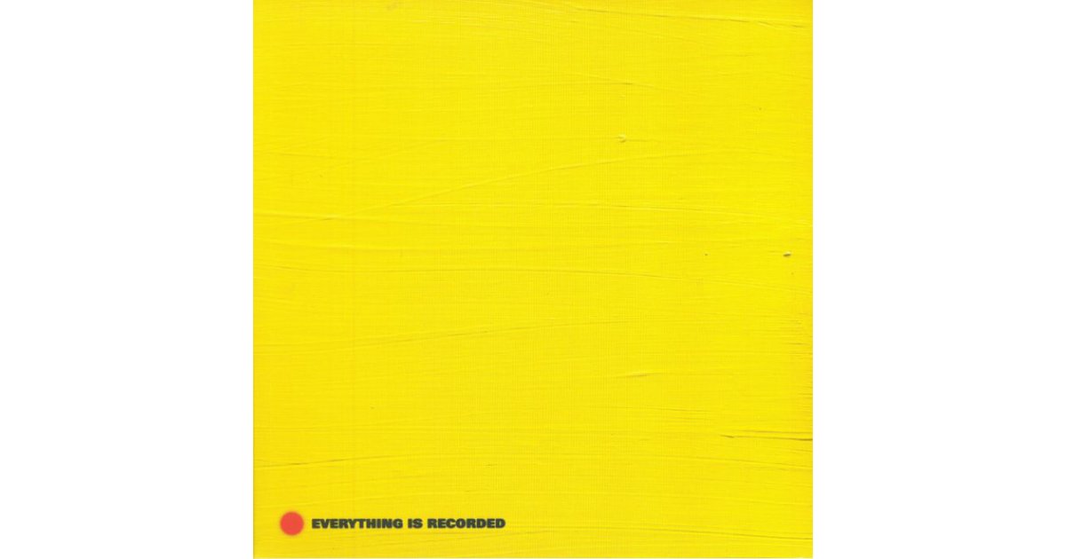 Everything Is Recorded, Everything Is Recorded – LP – Music Mania ...