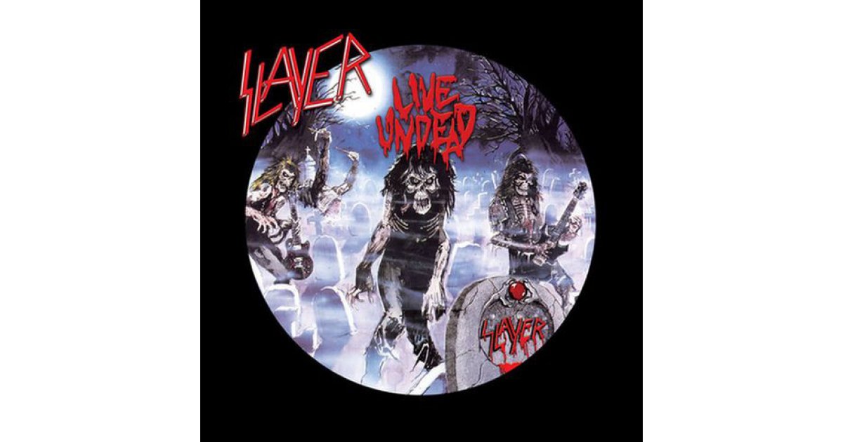 Live Undead - Blue & White Splatter vinyl, Slayer – LP – Music Mania ...