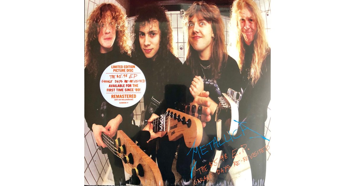 The $5.98 E.P. - Garage Days Re-Revisited, Metallica – LP – Music Mania ...