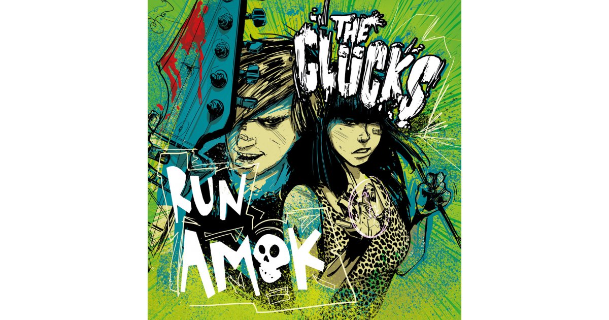 Run Amok, The Glücks – LP, CD – Music Mania Records – Ghent