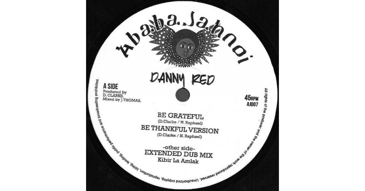 Be Grateful, Danny Red – 10" – Music Mania Records – Ghent
