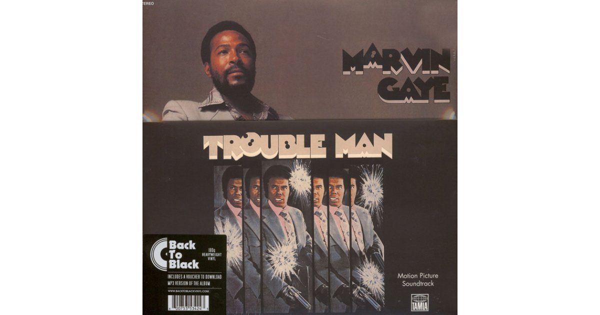 Trouble Man, Marvin Gaye – LP – Music Mania Records – Ghent