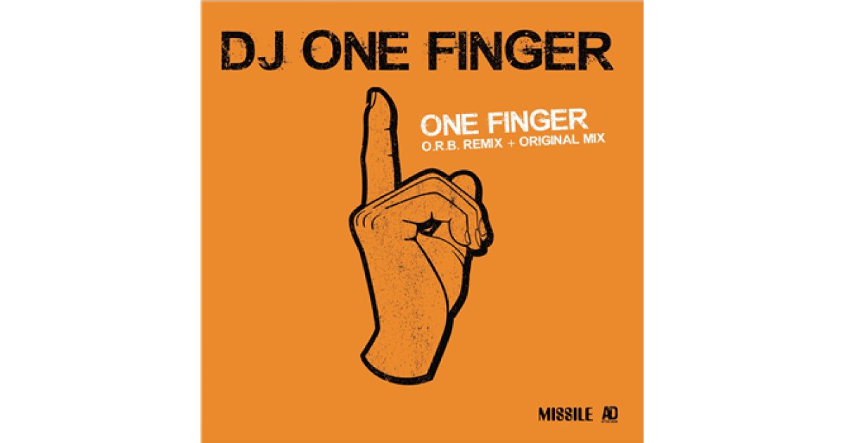 One Finger (O.r.b. Remix Aka Cj Bolland + Steel) - Transparent Orange ...