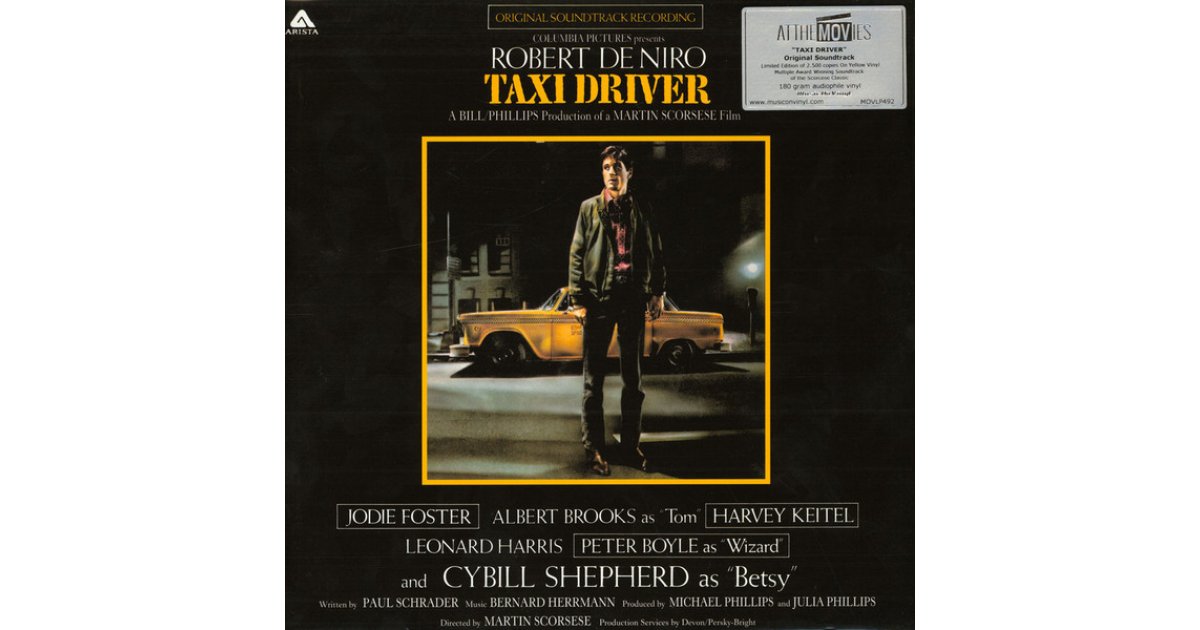 Taxi Driver (Original Soundtrack Recording), Bernard Herrmann – LP ...