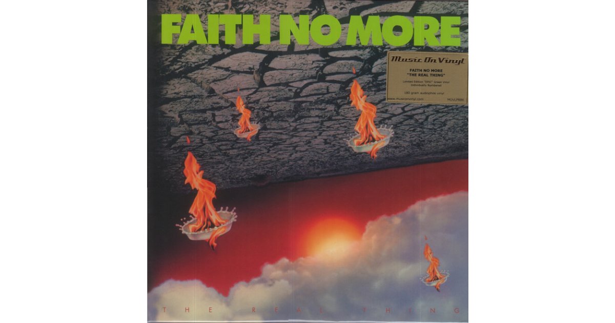 The Real Thing, Faith No More – LP – Music Mania Records – Ghent