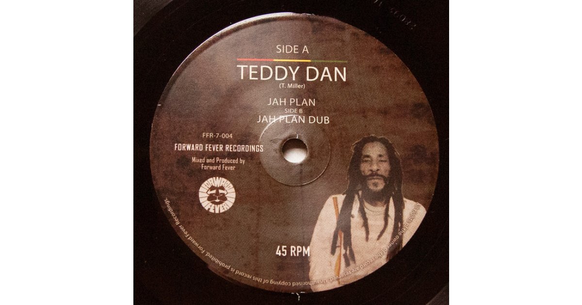 Jah Plan , Teddy Dan – 7" – Music Mania Records – Ghent