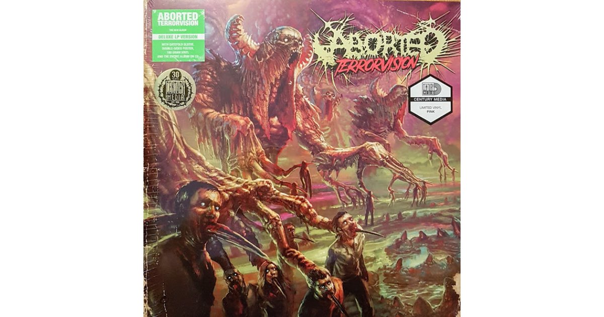 Terrorvision - pink vinyl, Aborted – LP, CD – Music Mania Records – Ghent